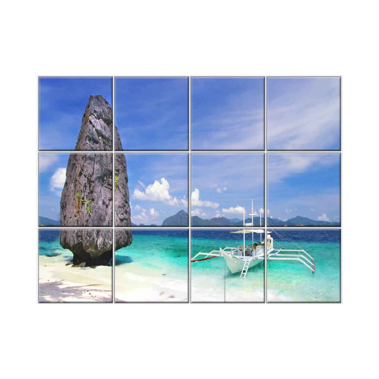 Beach Wall Tiles #040 – Ceramic, Digital Wall Tiles – NISH!