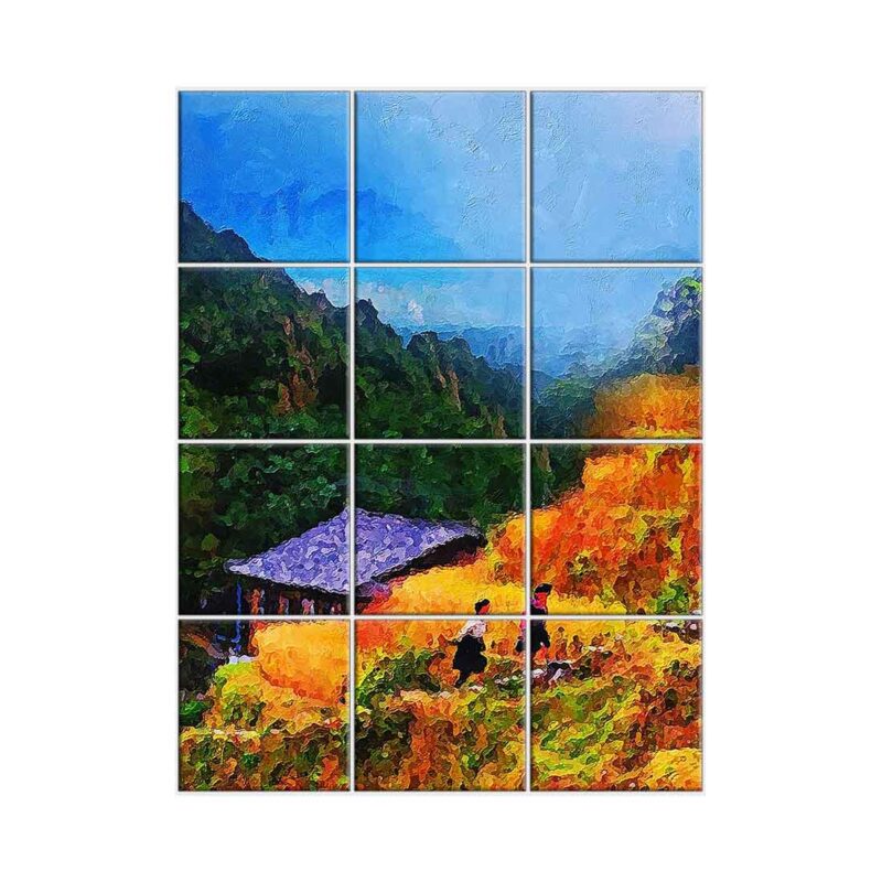 Countryside Wall Tiles #521 - Ceramic, Digital Wall Tiles - NISH!
