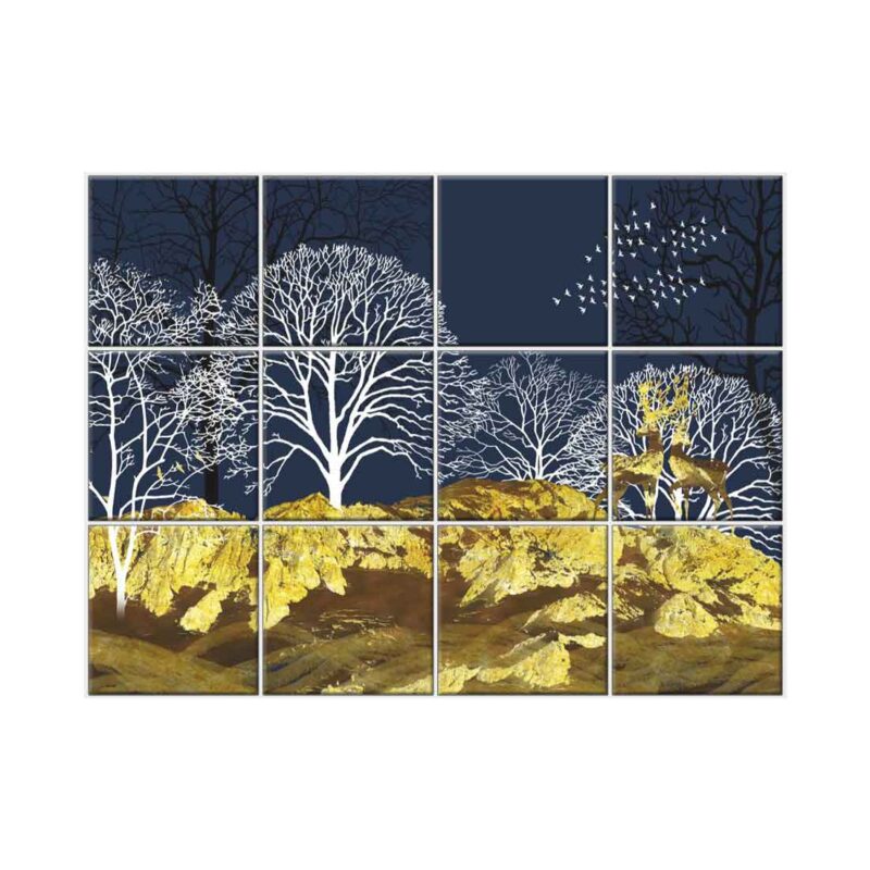 Forest Scenery Wall Tiles #064 - Ceramic, Digital Wall Tiles - NISH!