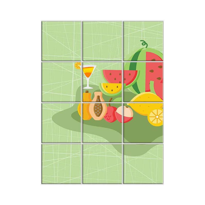 Fruit Wall Tiles #025 - Ceramic, Digital Wall Tiles - NISH!