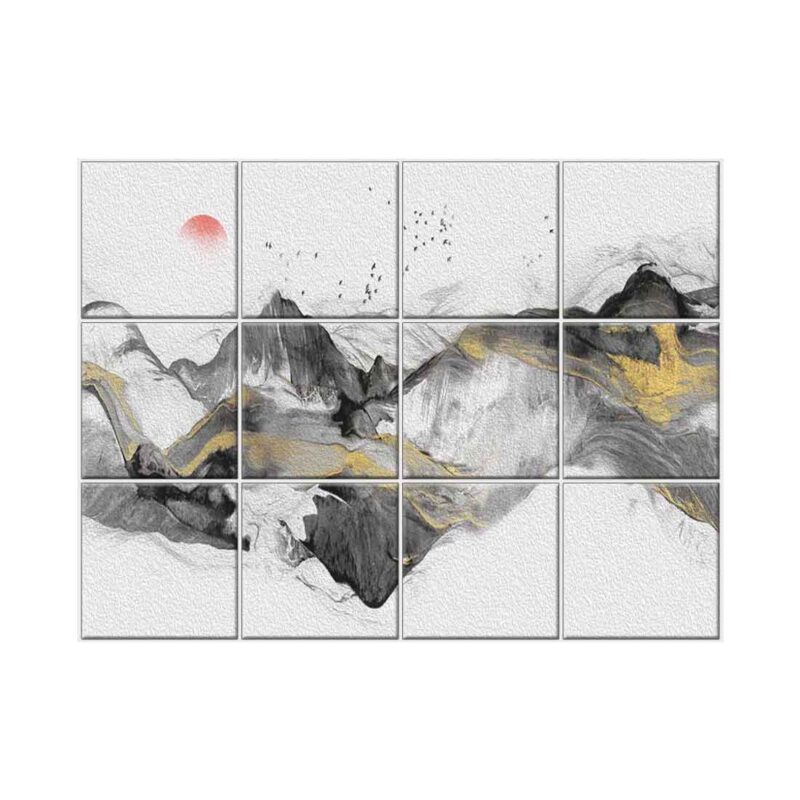 Mountain Scenery Wall Tiles #035 - Ceramic, Digital Wall Tiles - NISH!