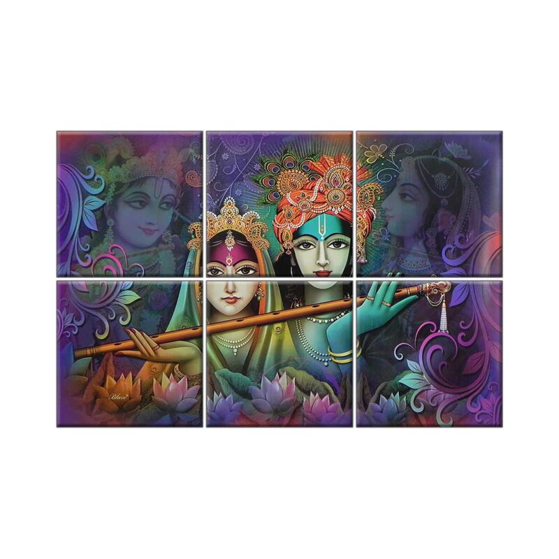NISH! Radha Krishna Wall Tiles #046 - Ceramic, Digital Wall Tiles - NISH!