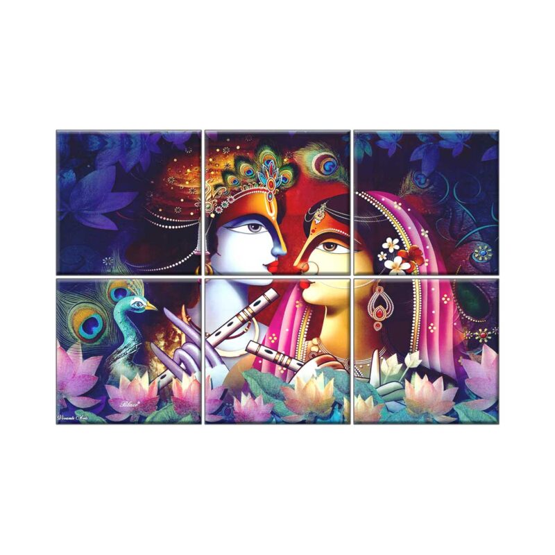 NISH! Radha Krishna Wall Tiles #066 - Ceramic, Digital Wall Tiles - NISH!