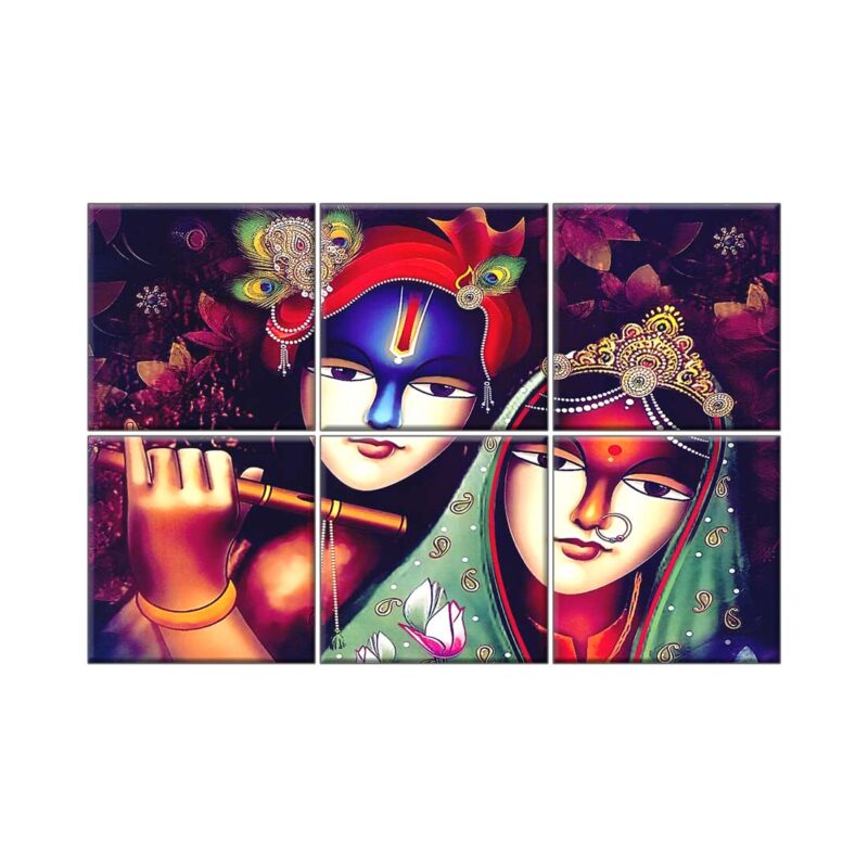 NISH! Radha Krishna Wall Tiles #069 - Ceramic, Digital Wall Tiles - NISH!